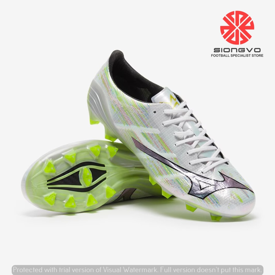 Jual SEPATU BOLA - MIZUNO ALPHA II ELITE PLATINUM SILVER PACK P1GA256209 | Shopee Indonesia
