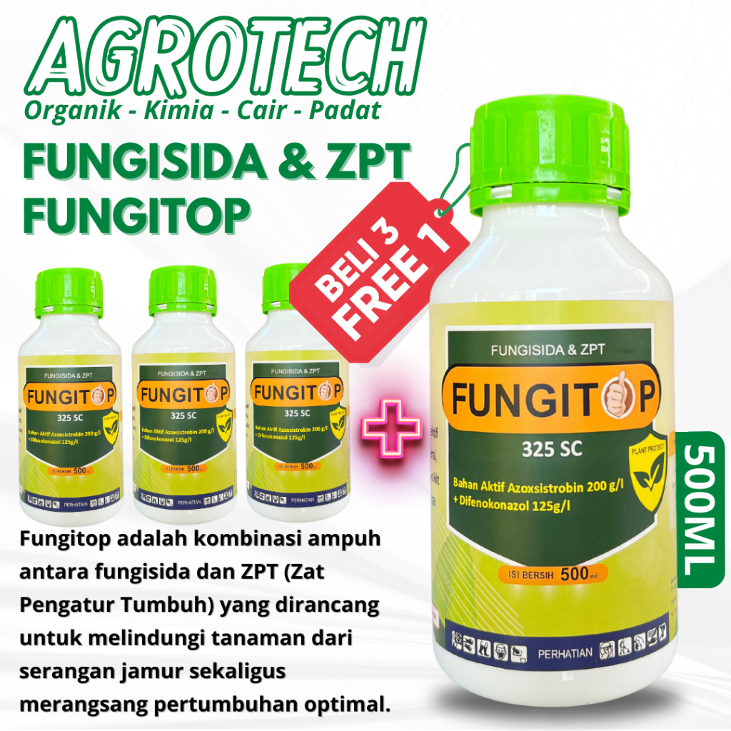 Jual Fungisida Fungitop 325 SC 500 ML Dan ZPT Perlindungan Dari Hama ...