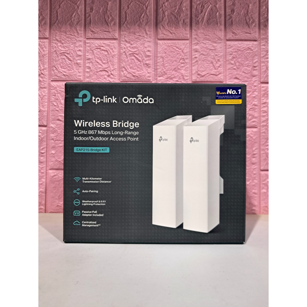 Jual TP-LINK EAP215-Bridge KIT OMADA WIRELESS BRIDGE 5GHz 867Mbps LONG ...