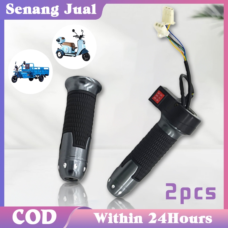 Jual 1Pasanga Handle Gas Sepeda Listrik / Anti Selip Handle / Throttle ...