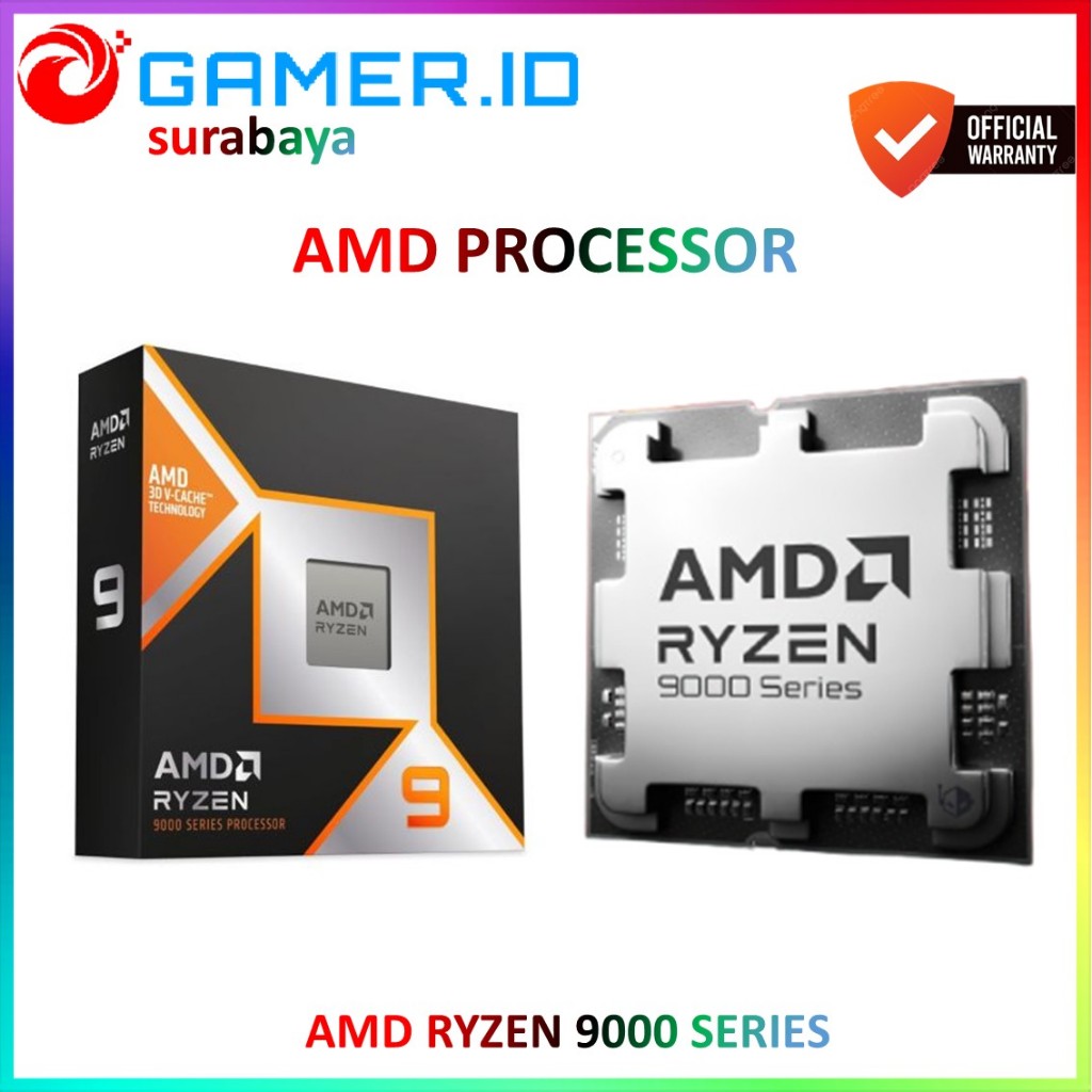 Jual AMD PROCESSOR RYZEN 9 9950X3D AM5 | Shopee Indonesia