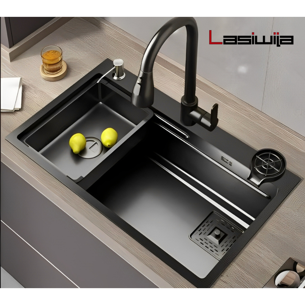 Jual LASIWIJA - 7545GN Kitchen Sink Stainless Steel Premium / Kitchen ...
