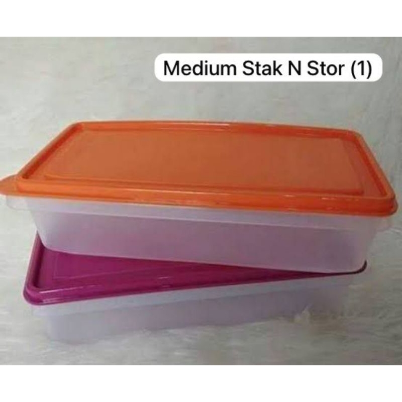 Jual Medium Stak n stor 1,6 liter Tupperware.(2 pcs) | Shopee Indonesia