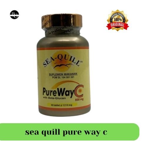 Jual Sea Quill Pureway C 30 dan 50 Tablet Vitamin Daya tahan tubuh ...