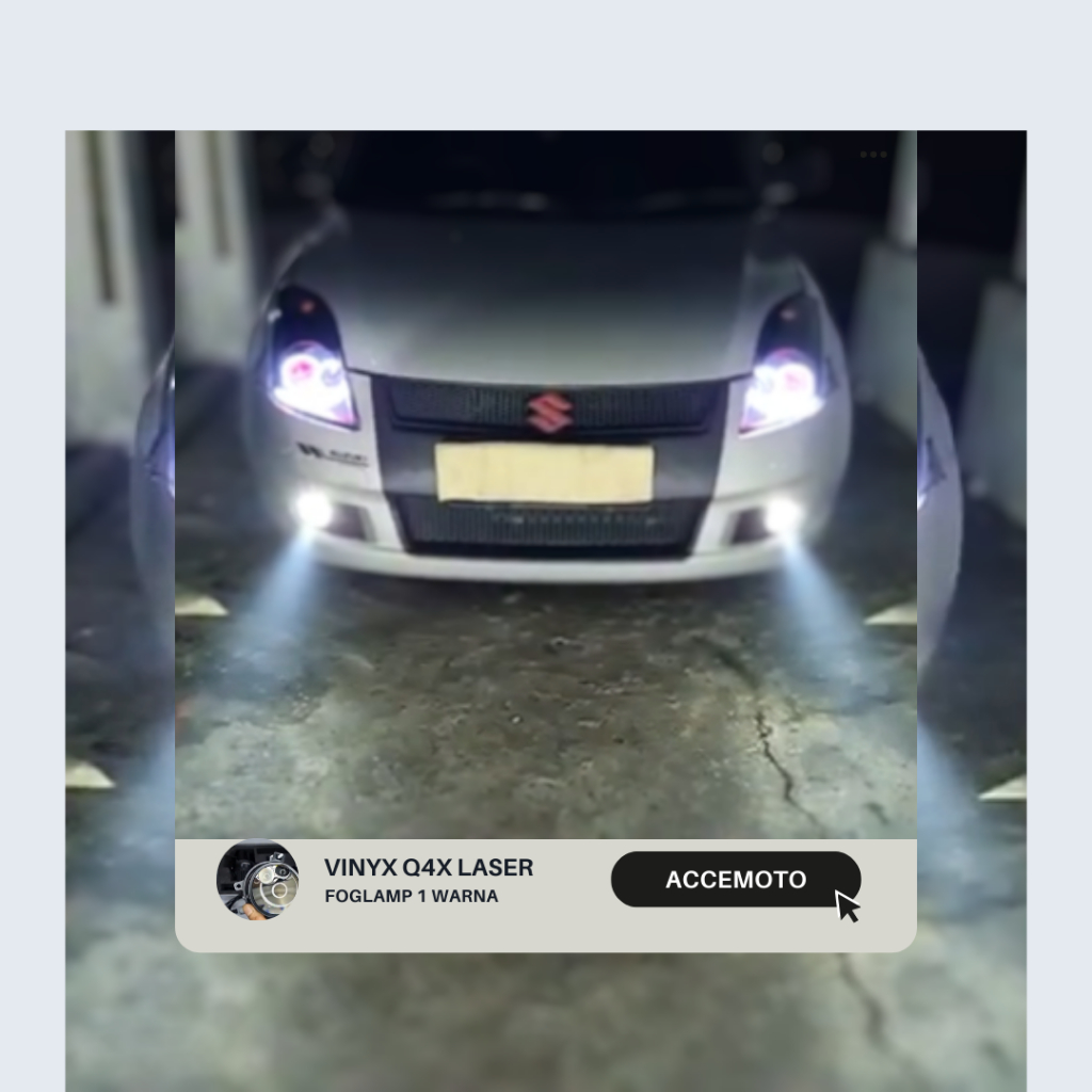 Jual Lampu Foglamp Q4 Q4X Laser Mobil Biled Mobil 3 Inch 1Warna ...