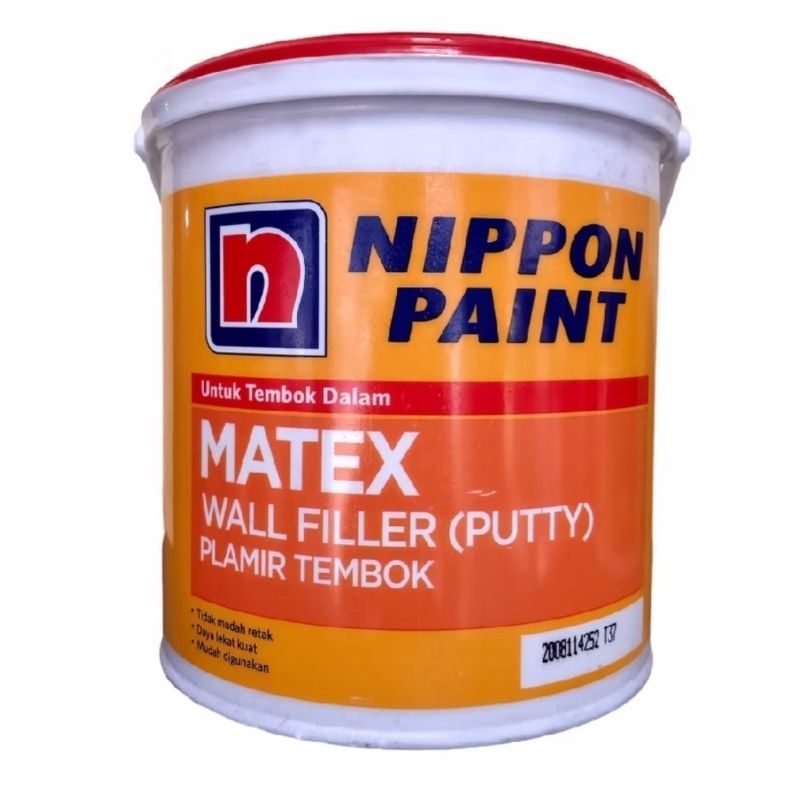 Jual Matex Wall Filler (Putty) Plamir Tembok 4kg 002 Super White | Shopee Indonesia
