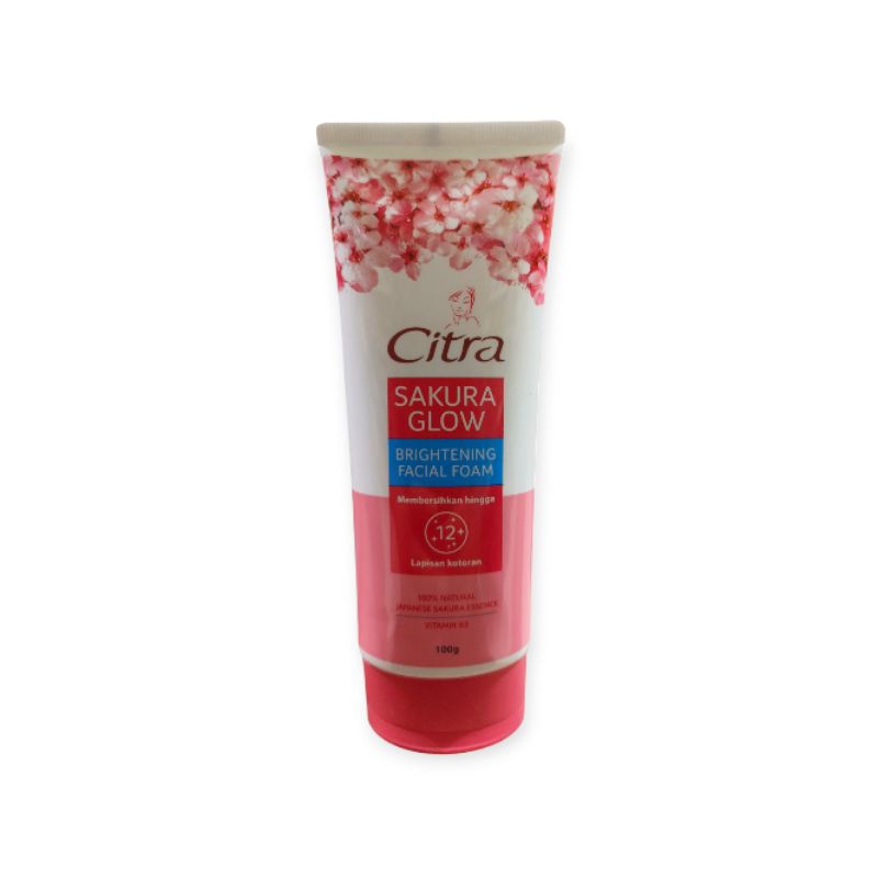 Jual Citra Sakura Glow Brightening facial foam 100g | Shopee Indonesia