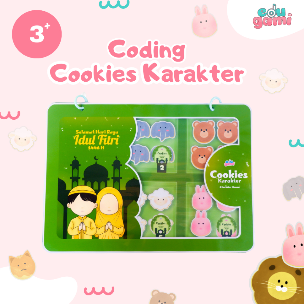 Jual edugami.id | Coding Anak | Coding Cookies Karakter Hewan | Mainan ...
