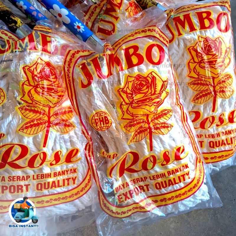 Jual KAIN PEL LANTAI JUMBO ROSE GAGANG KAYU EXPORT QUALITY | Shopee ...