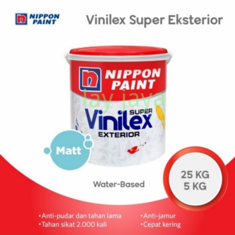 Jual Cat Exterior Vinilex Super Exterior 1083P Reticent White | Shopee ...