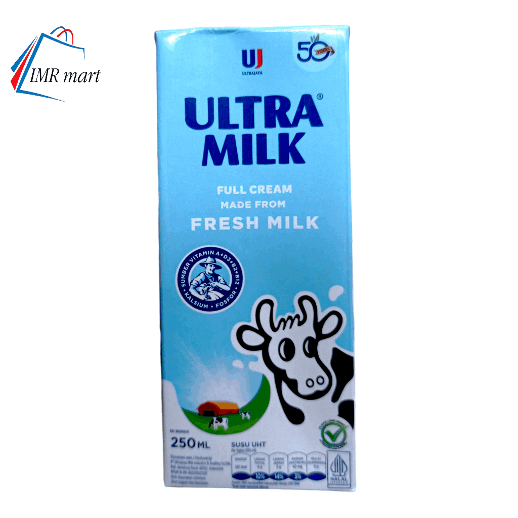 Jual Uht Ultra Milk Full Cream 250 Ml | Shopee Indonesia