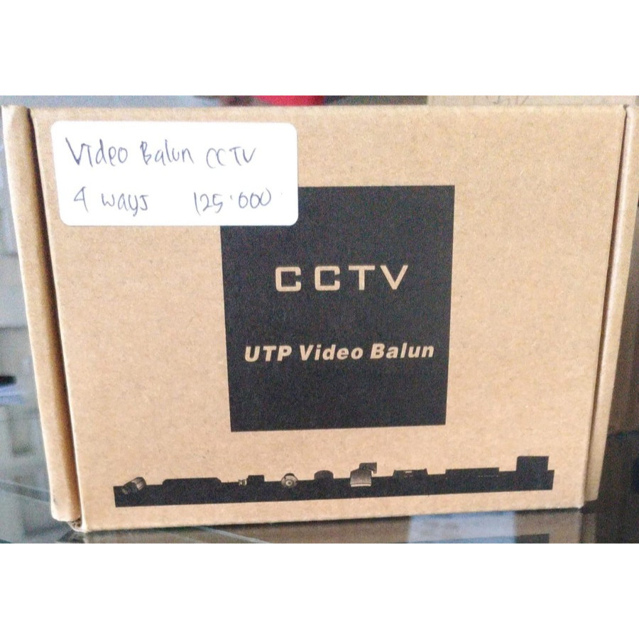 Jual Video Balun CCTV 4 Ways / 4 Ch Passive Video Balun | Shopee Indonesia