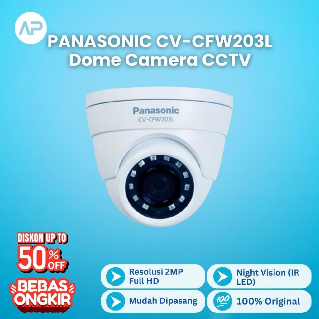 Jual Panasonic CV-CFW203L Dome Camera CCTV | Shopee Indonesia