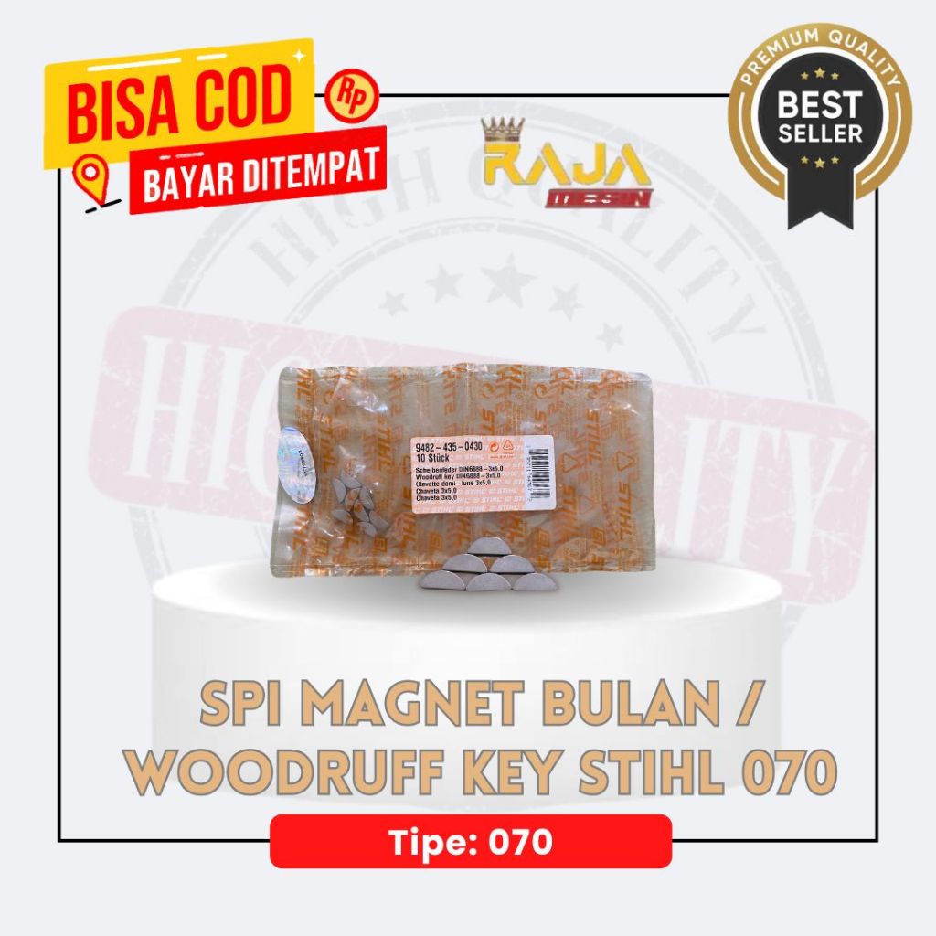 Jual Spi Magnet Spi bulan Woodruff Key Senso 070 MS-720 STIHL ORIGINAL ...