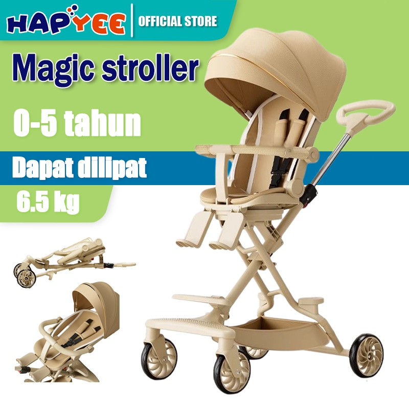 Jual Hapyee Stroller Bayi Lipat Travelling Duduk Dan Berbaring Kereta ...