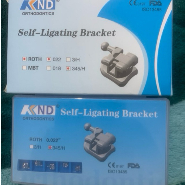 Jual Dental Bracket Self Ligating ortho Behel Bracket Metal roth cuniti ...
