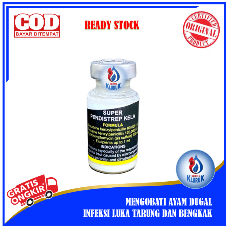 Jual Pendistrep Kela Obat Ayam Dugal dan Aneka Infeksi ( 10ml ...