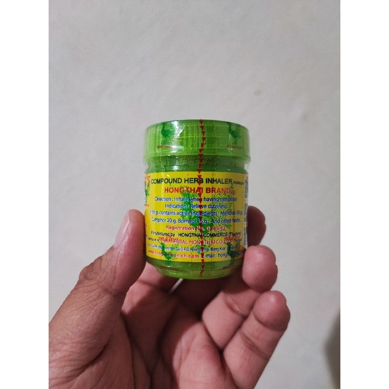 Jual Yadom Hongthai Hong Thai Brand Inhaler Inhaller | Shopee Indonesia