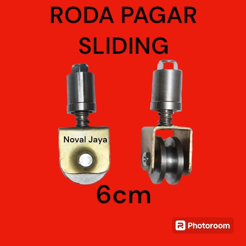 Jual Roda pagar besi sliding uk 6cm, 7cm, dan 8cm, roda pagar besi ...