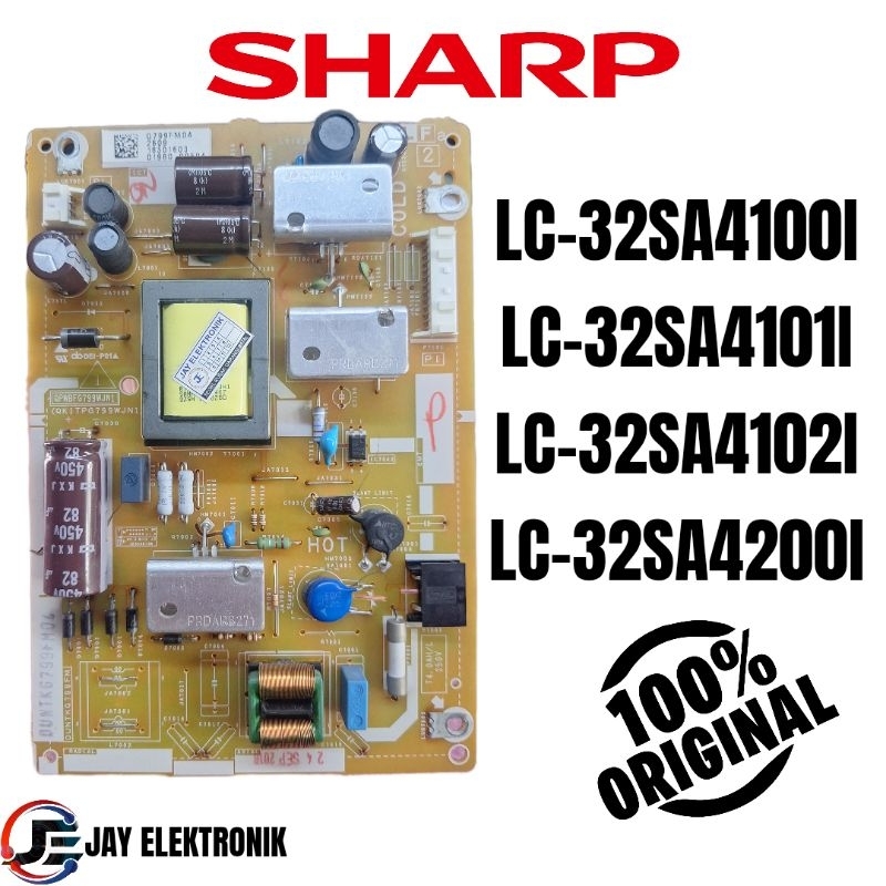 Jual PSU power suply tv Sharp 32SA4200I 32SA4100I 32SA4101i 32SA4102I ...