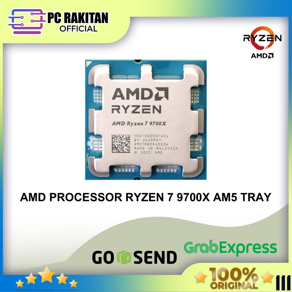 Jual AMD PROCESSOR RYZEN 7 9700X AM5 3Y | Shopee Indonesia