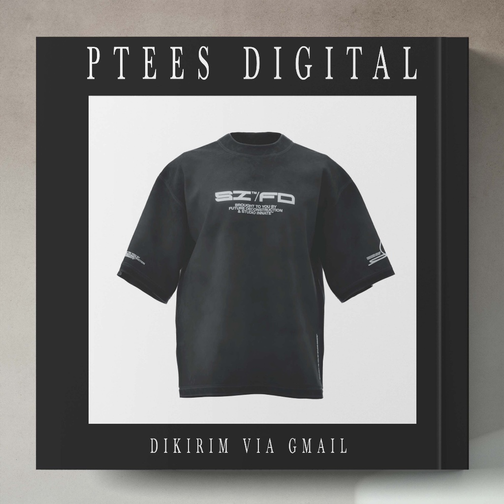 Jual PD0725 - Studio Innate - 3D Oversized T-Shirt Mockup - BLENDER ...