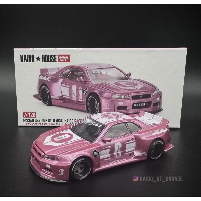 Jual KHMG128 - Nissan Skyline R34 Pink Kaido Racing Factory V1 | Shopee ...