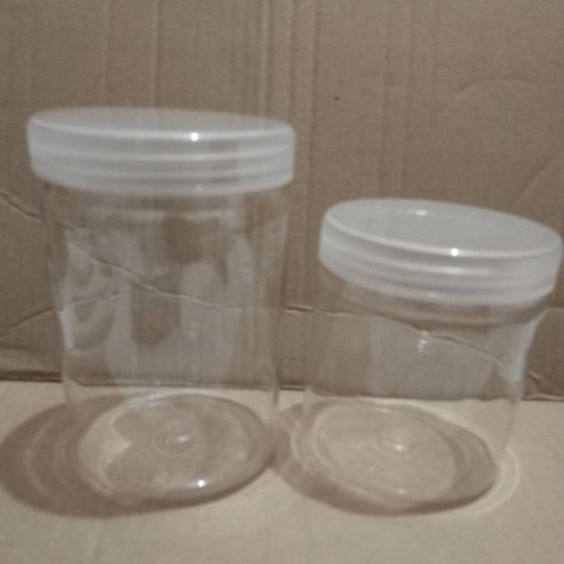 Jual TOPLES TABUNG BENING JAR PLASTIK KUE SNACK TUTUP BENING | Shopee ...