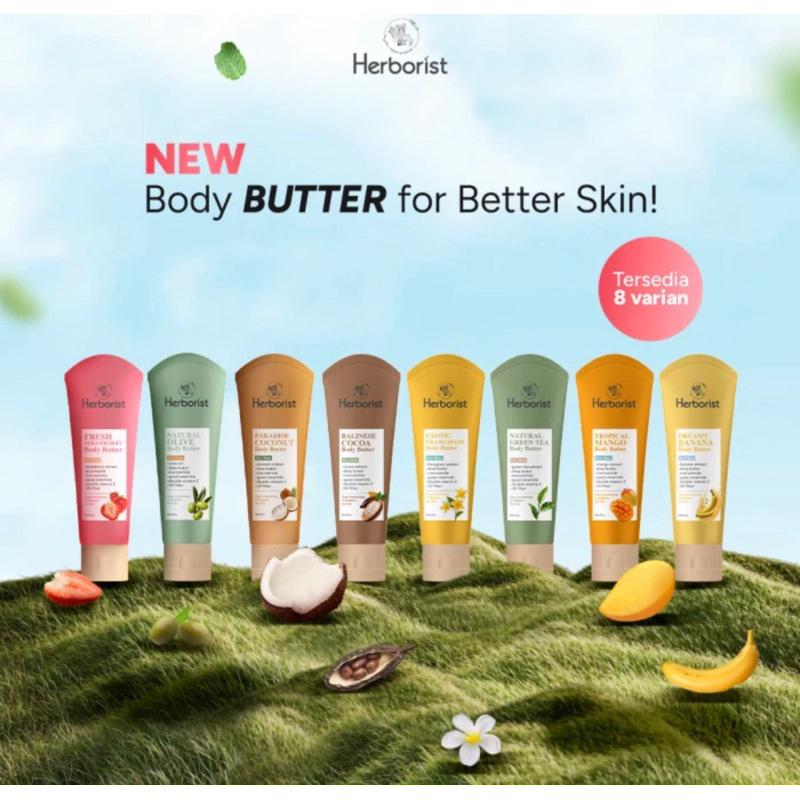 Jual HERBORIST BODY BUTTER 80gr ( KEMASAN BARU) | Shopee Indonesia
