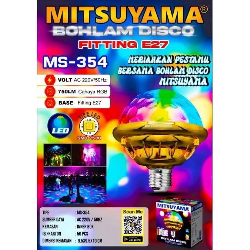 Jual MS-354 Bohlam Lampu Disco Mitsuyama Lampu Disco Magic Ball RGB E27 ...