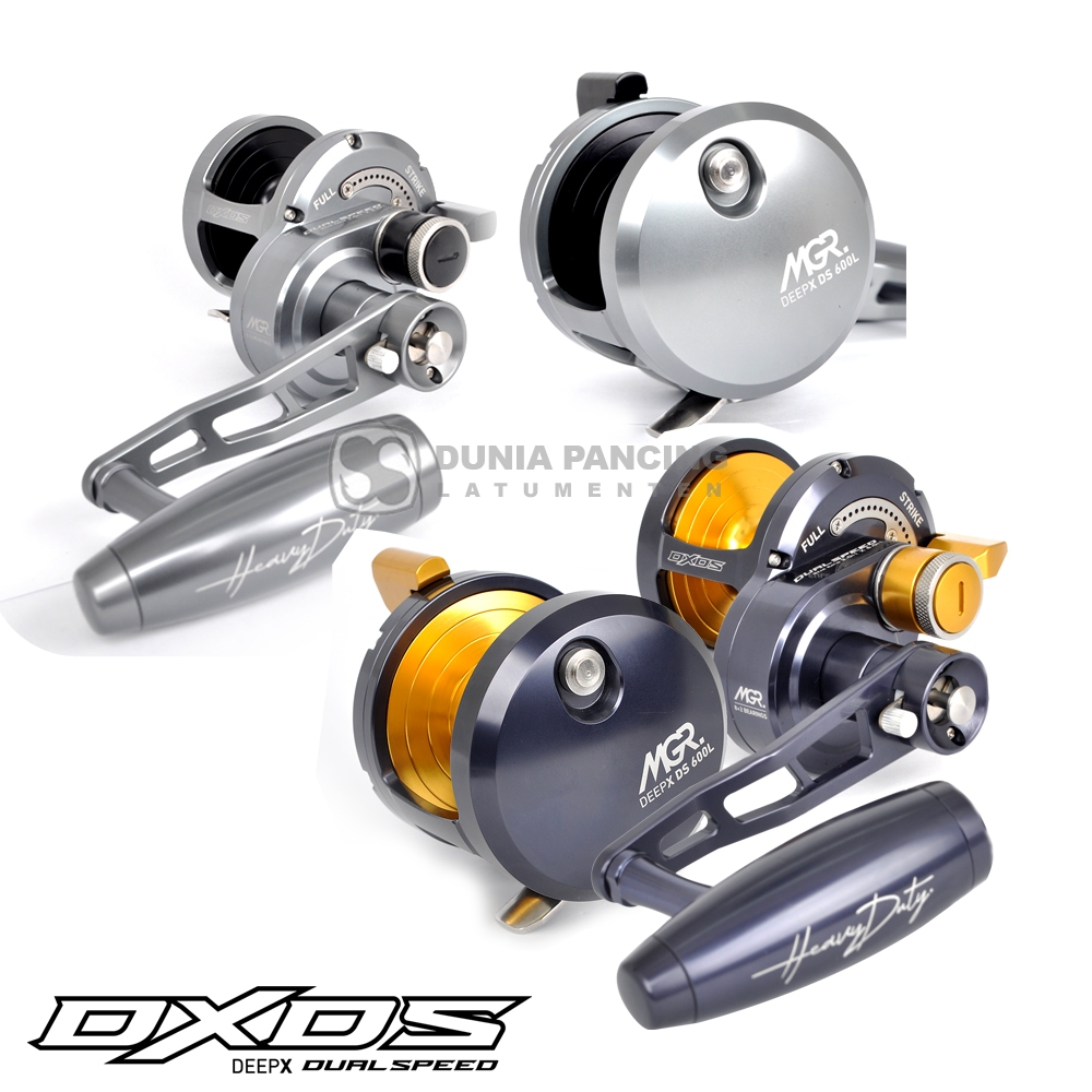 Jual Reel OH MAGURO DEEP X DS | DUAL SPEED | OVERHEAD | JIGGING | GREY ...