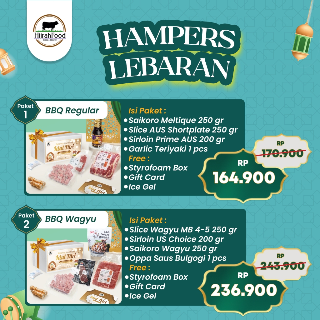 Jual Hijrahfood Bogor Paket Hampers Spesial Lebaran Idul Fitri | Paket ...
