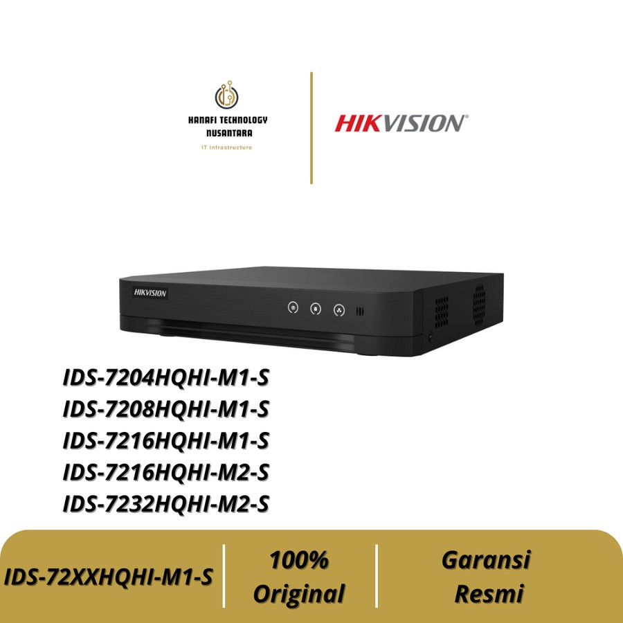 Jual DVR Hikvision IDS-7204HQHI-M1-S IDS-7208HQHI-M1-S IDS-7216HQHI-M1 ...