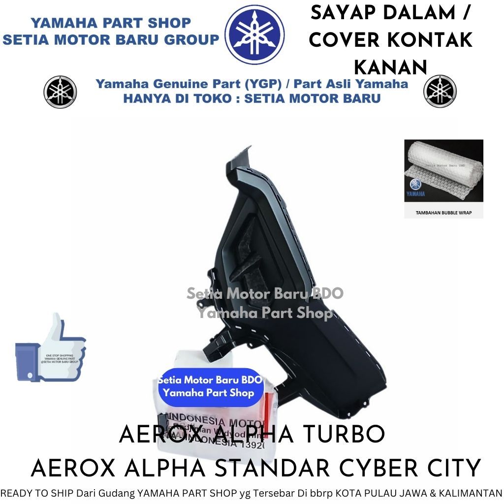 Jual Cover Kontak Sayap Dalam Legshield Leksil Kanan Aerox Alpha Standar Cyber City Turbo Asli ...