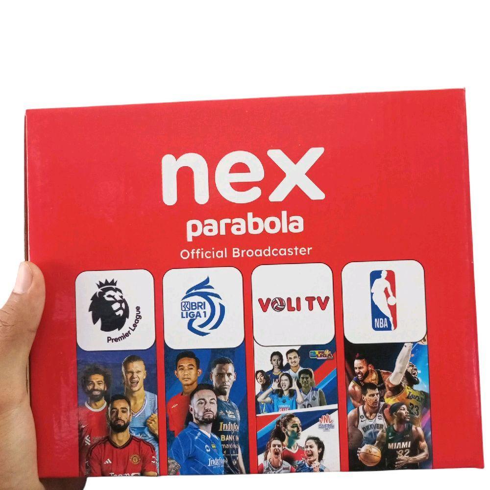 Jual Receiver Nex Parabola Merah - Official Broadcaster | Shopee Indonesia