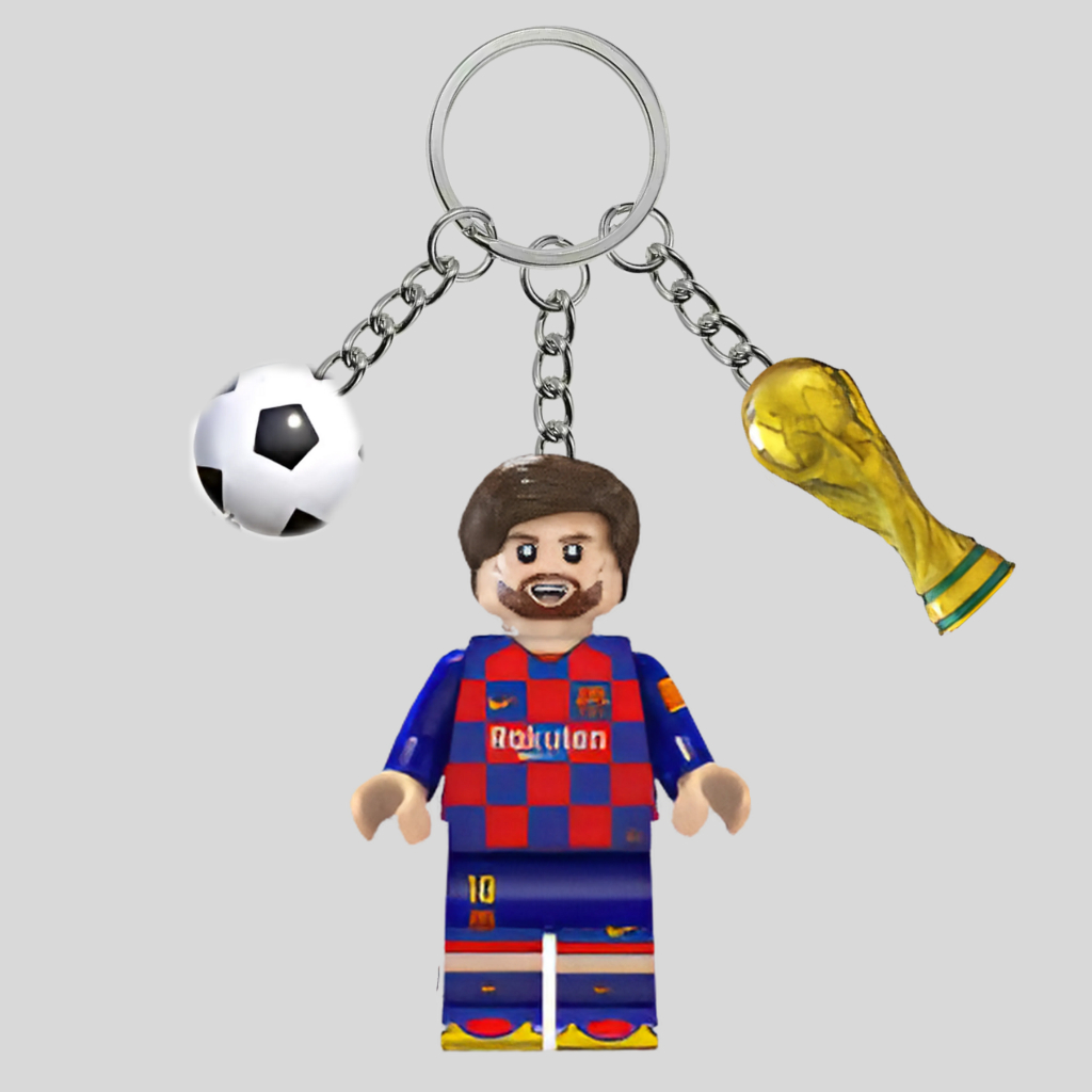 Jual Lionel Messi LEGO Keychain | Gantungan Kunci LEGO Lionel Messi ...