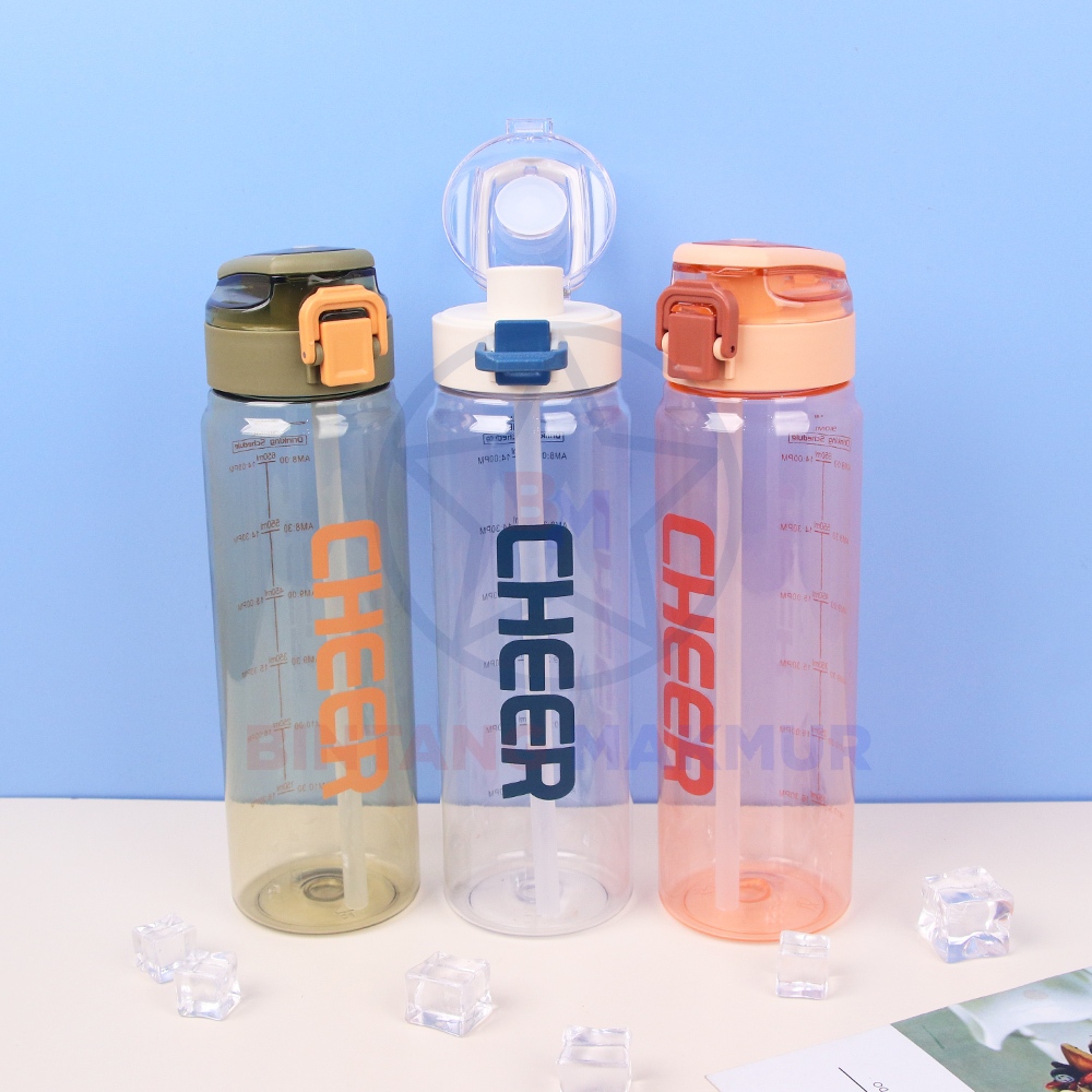 Jual Botol Minum Dewasa Cheer Bening Transparan Unisex Pria Wanita ...