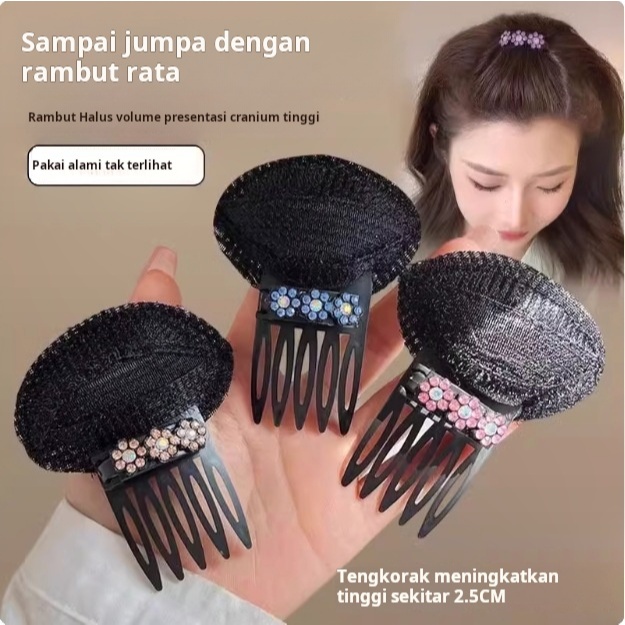 Jual 2PCS Poni bantalan rambut halus hiasan kepala bantalan rambut tak ...