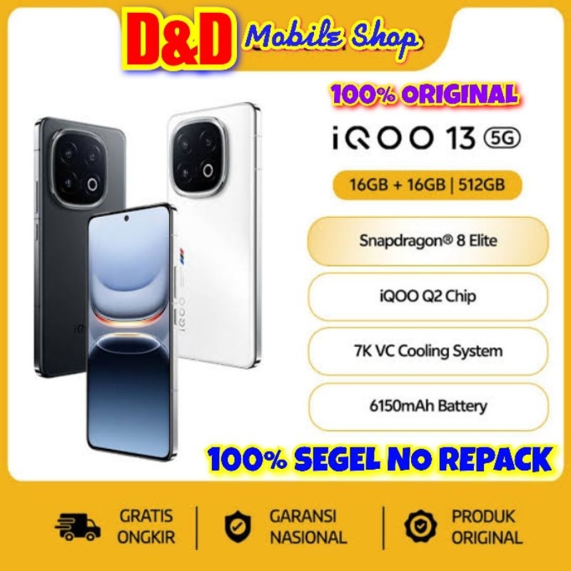 Jual VIVO IQOO 13 5G | 12/256 | 16/512 | SNAPDRAGON GEN 8 ELITE ...