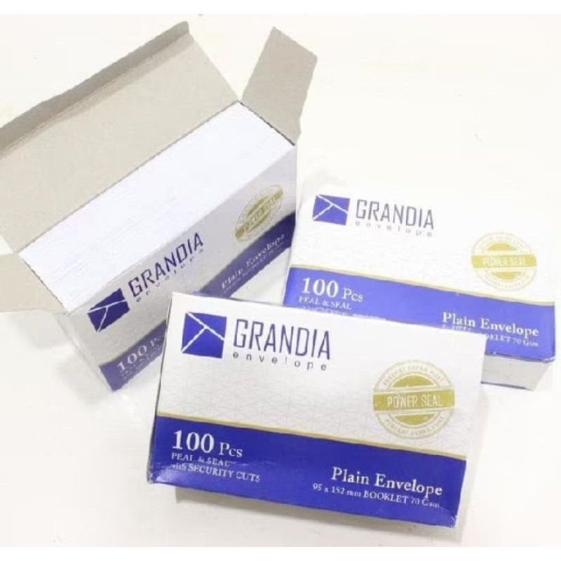 Jual Amplop grandia polos 104 dan 90(ada lem) / amplop murah tebal ...