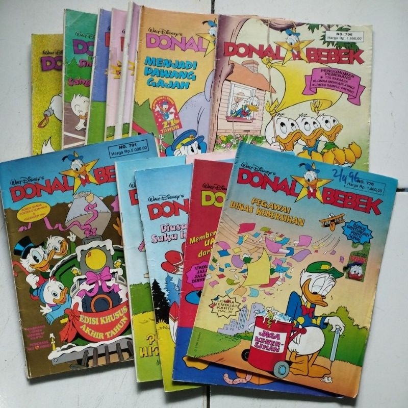 Jual Majalah Donal Bebek Tahun 1996 (edisi hampir urut) | Shopee Indonesia
