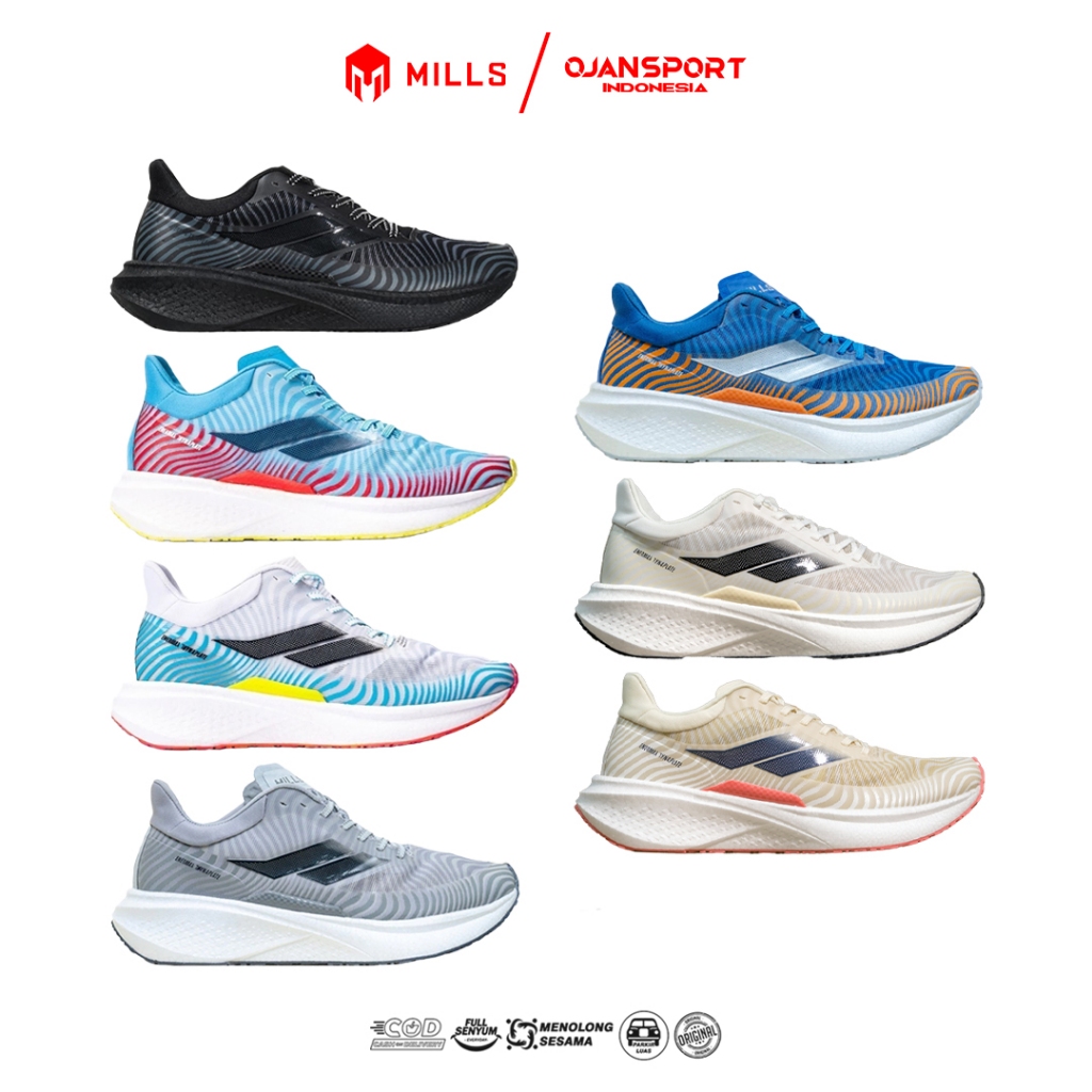 Jual SEPATU RUNNING MILLS ENERMAX DYNAPLATE | Shopee Indonesia