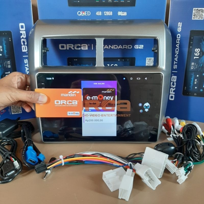 Jual Head Unit Android ORCA TOYOTA AGYA ORCA ADR 9988 NFC VOICE COMAND ...