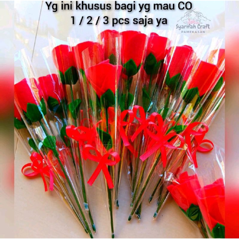 Jual Buket Bunga Mawar 1 tangkai ( khusus bagi yg mau BELI 1 / 2 / 3 ...
