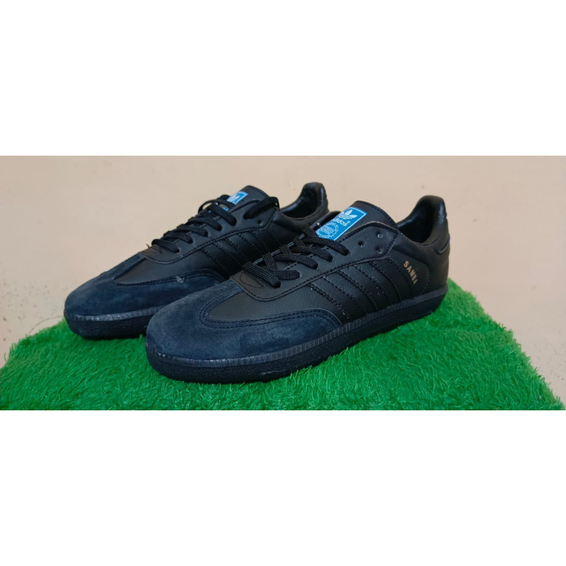Jual Samba Full Black | Shopee Indonesia