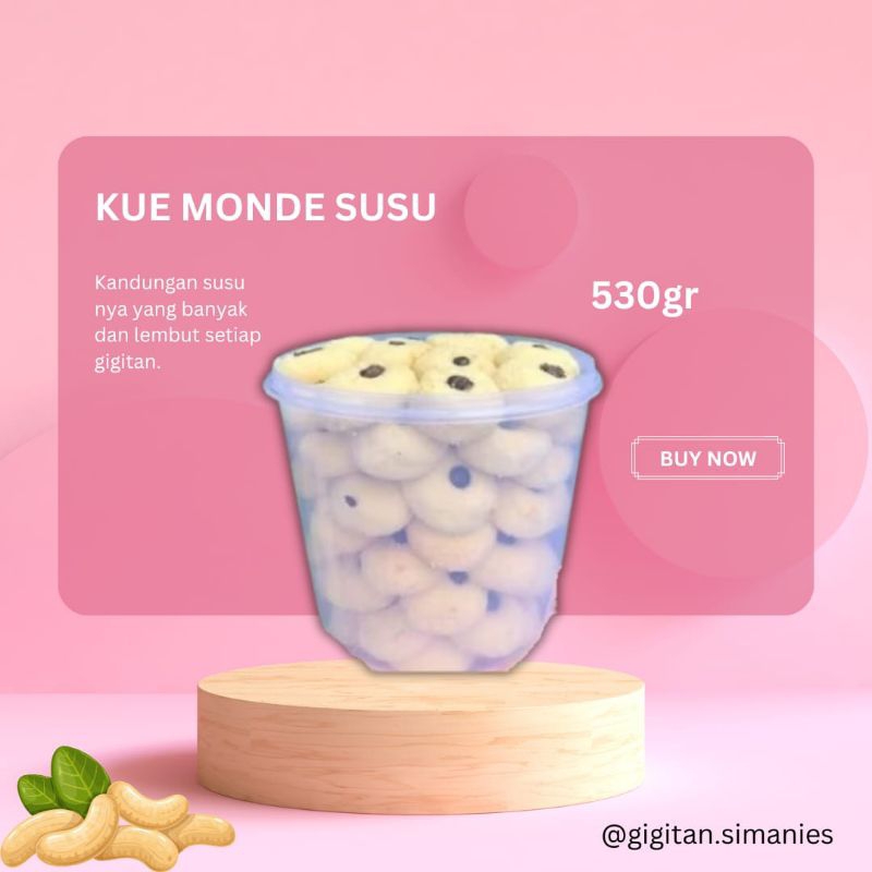 Jual KUE MONDE SUSU | Shopee Indonesia