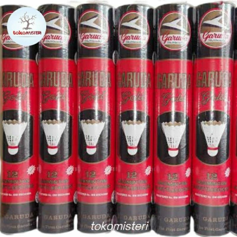Jual Kok Garuda Gold Merah Red Shuttlecock Shuttle Cock Badminton Tepok ...