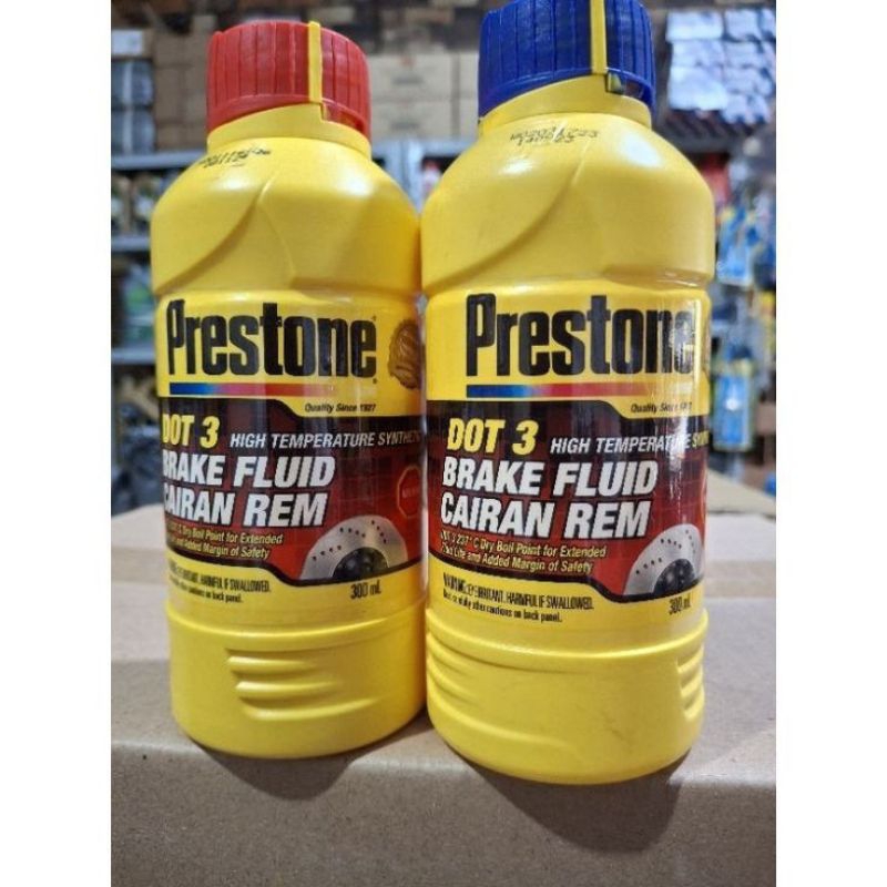 Jual Minyak Rem / Minyak Kopling / Brake Fluid / PRESTONE DOT 3 Merah ...