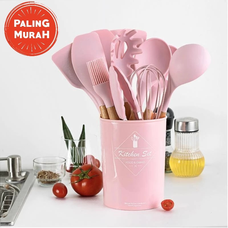 Jual CHOCOBERRY7 Spatula 12 in 1 Alat Masak / Peralatan Masak 12 in 1 ...