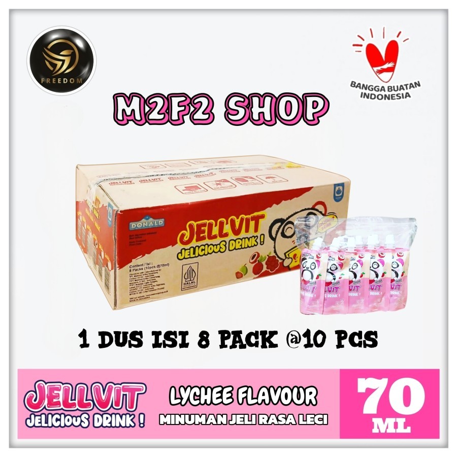 Jual Donald Jellvit Jelicious Drink Lychee Flavor | Minuman Jelly Rasa ...